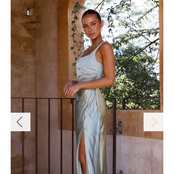 Billy J | Dresses | Nwt Billy J Sage Bridesmaid Dress | Poshmark
